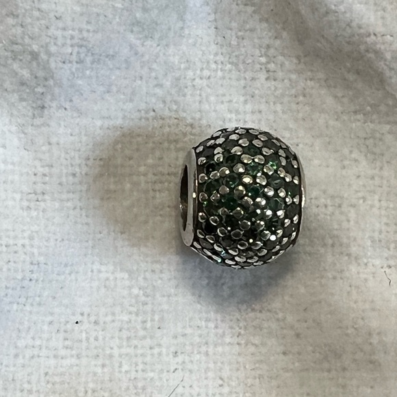 Jewelry | Pandora Emerald Green Cz Charm | Poshmark